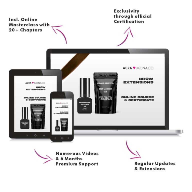 Brow Extensions | Complete Kit | Incl. Online-Training & Certificate ...